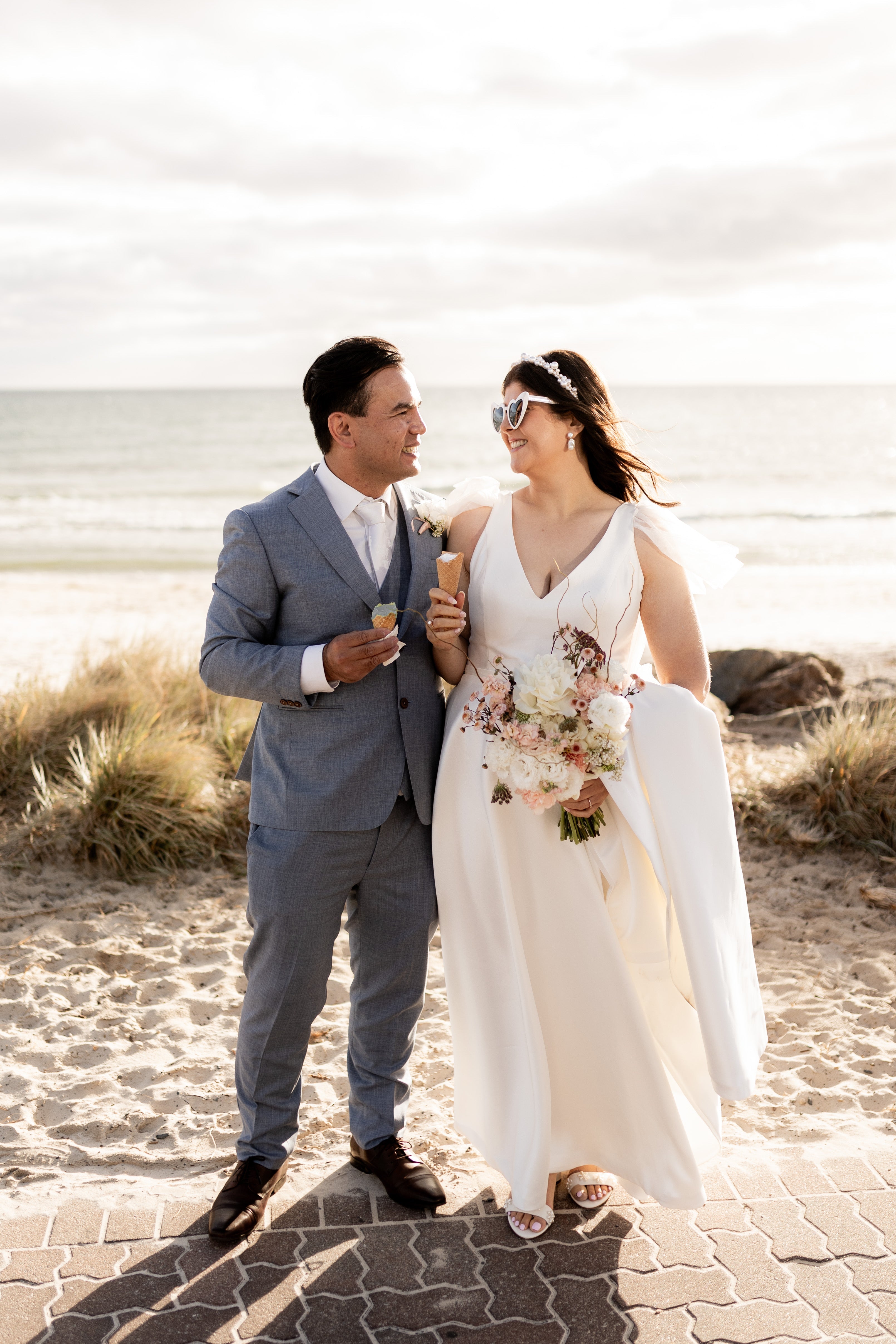 Rachael & Chandy – East End Flower Market